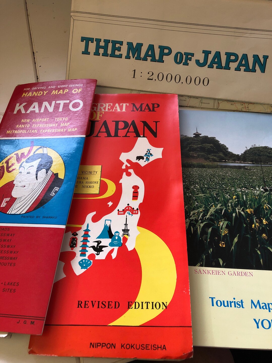 60s-80s Maps of Japan - Etsy