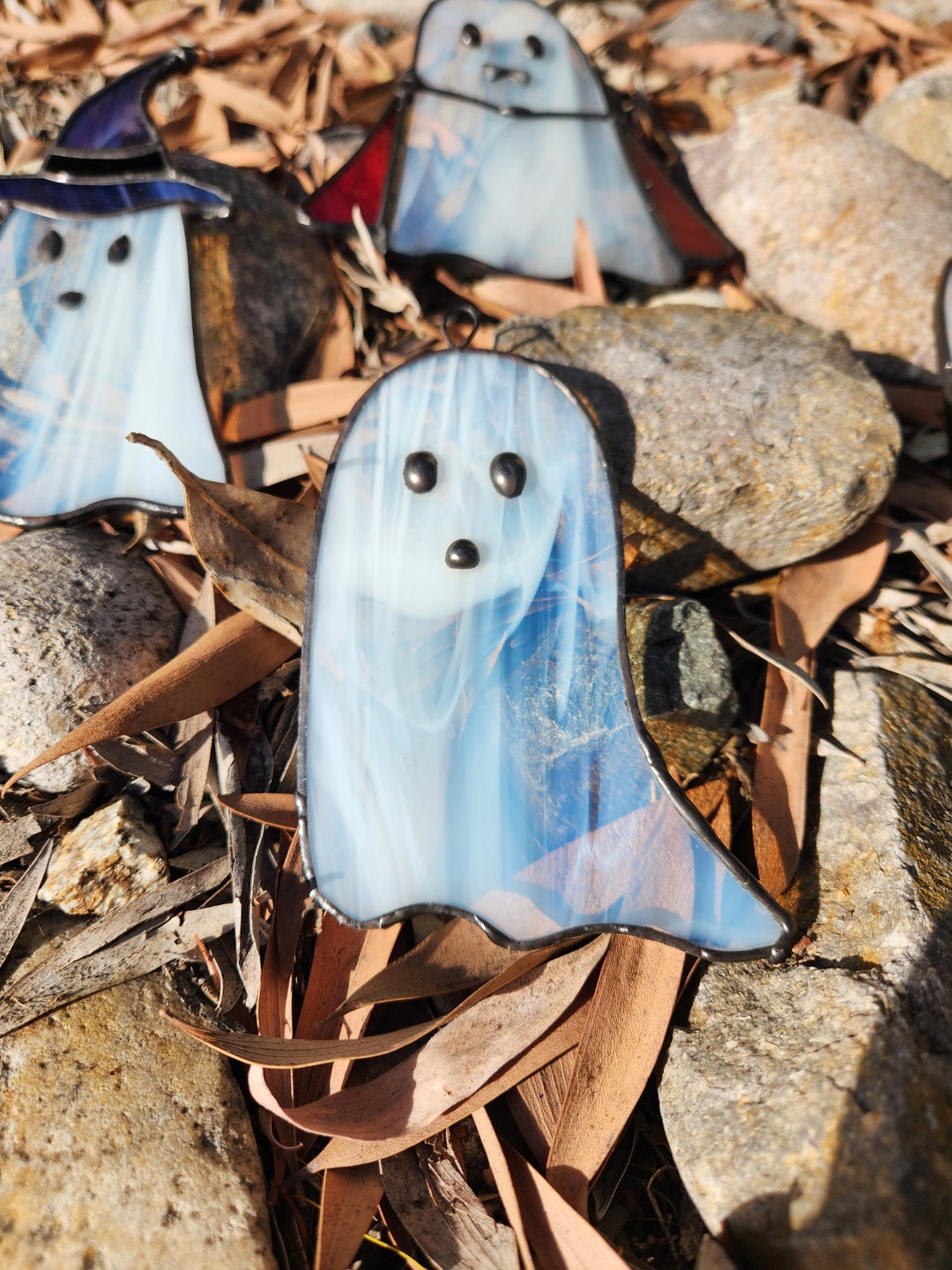 Stained Glass Ghost Sun Catcher - Etsy