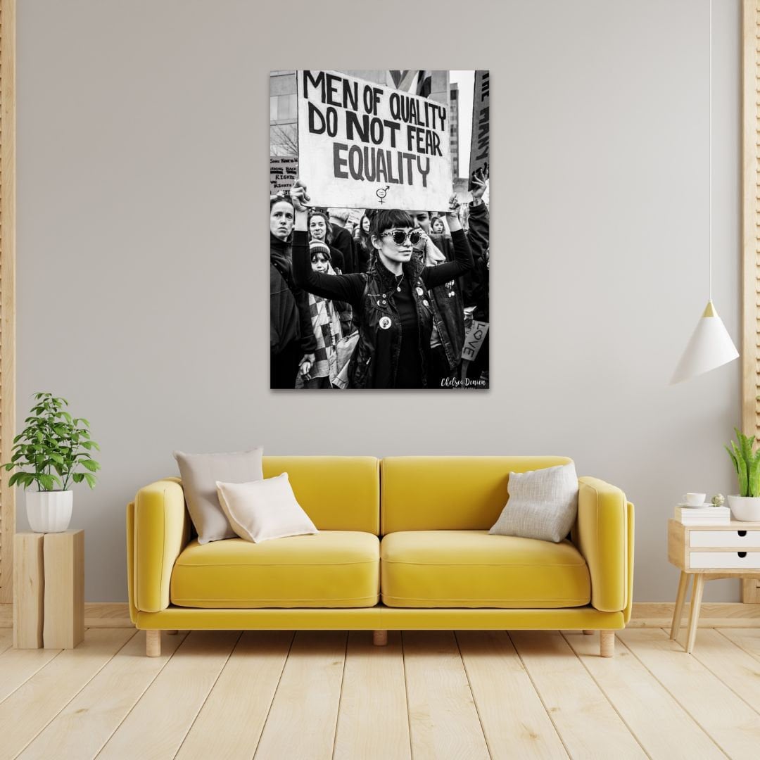 Stand Together Feminist Equality Posters Wall Art Hanging Livingroom ...
