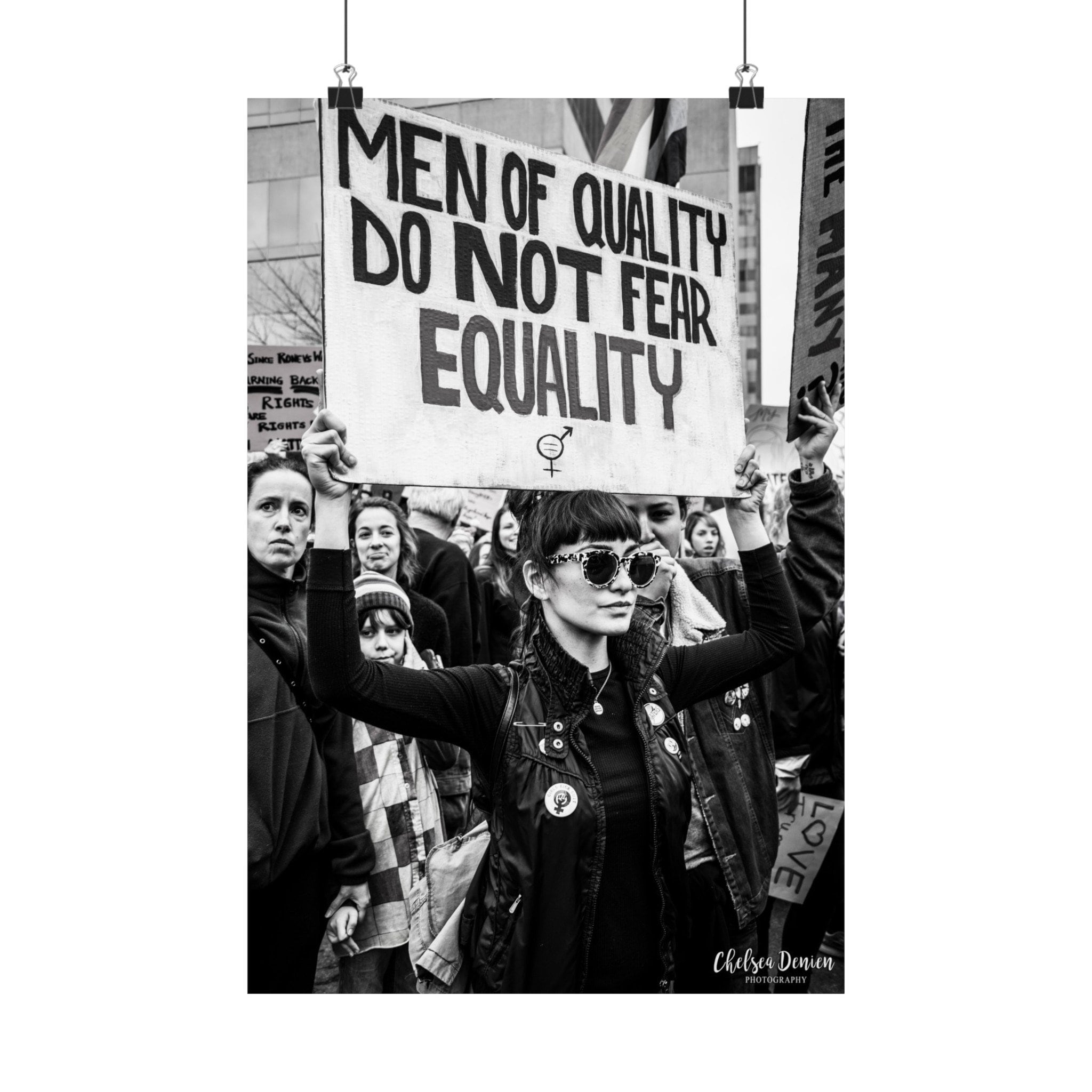 Stand Together Feminist Equality Posters Wall Art Hanging Livingroom ...