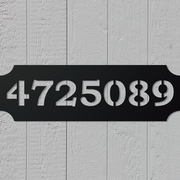 Colonial House Numbers - Etsy