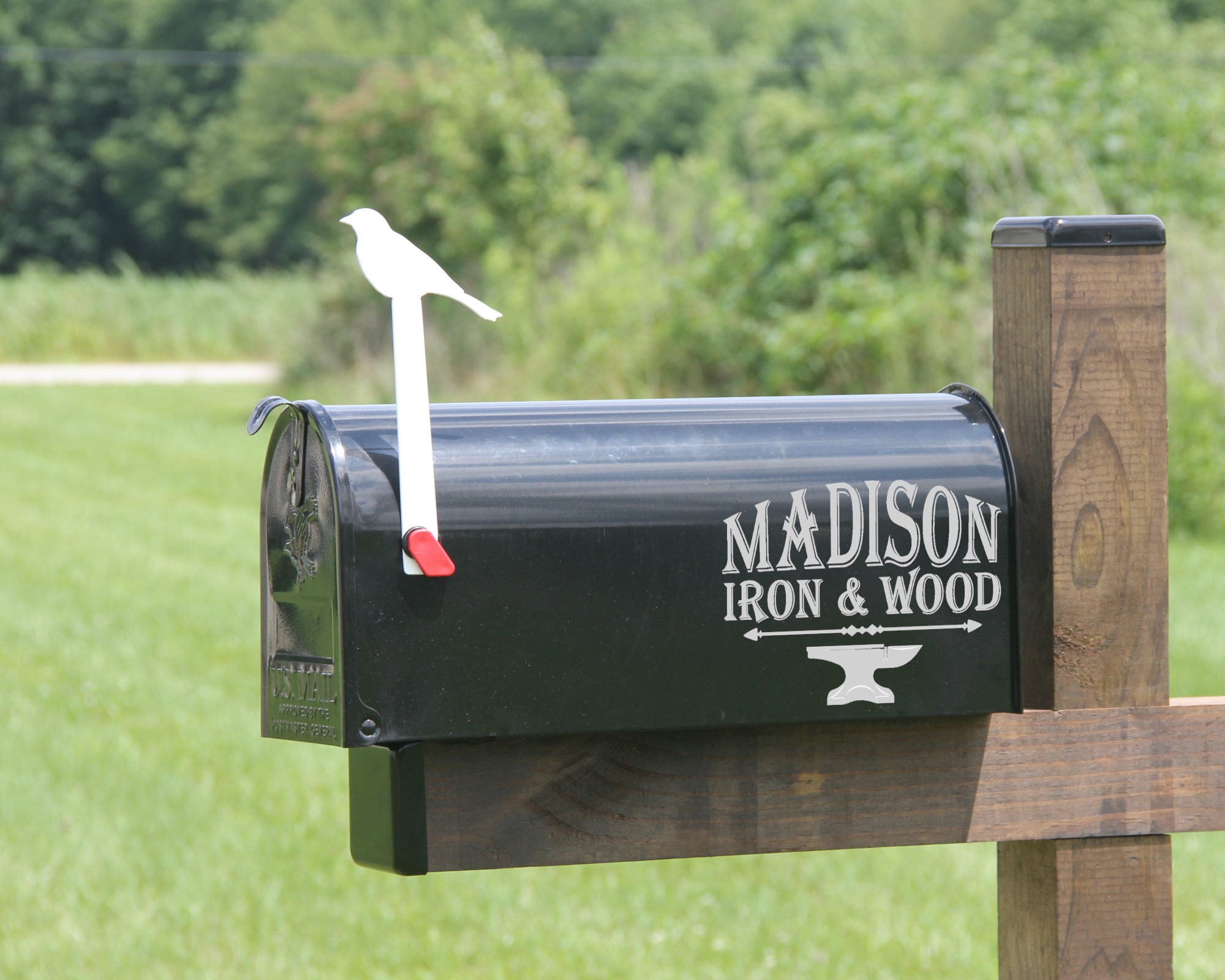 Bird Mailbox Flag Decorative Mailbox Flag Metal Cat Mailbox | Etsy