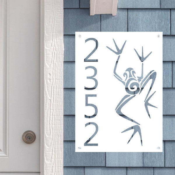 House Number Plaque - Etsy
