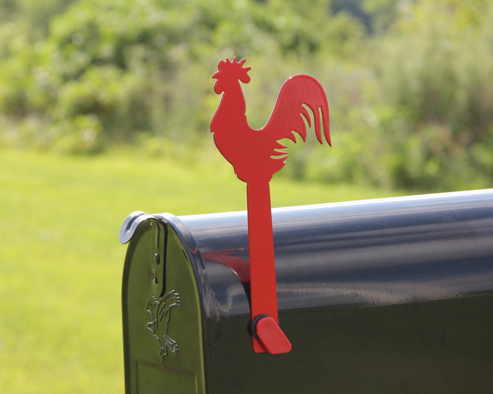 Rooster Mailbox Flag Decorative Mailbox Flag Metal Rooster - Etsy