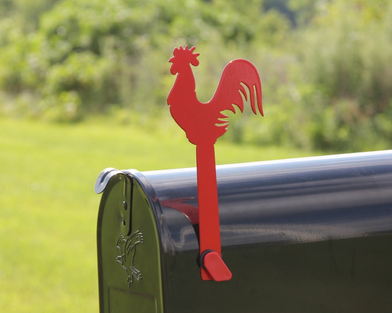 Rooster Mailbox Flag Decorative Mailbox Flag Metal Rooster - Etsy