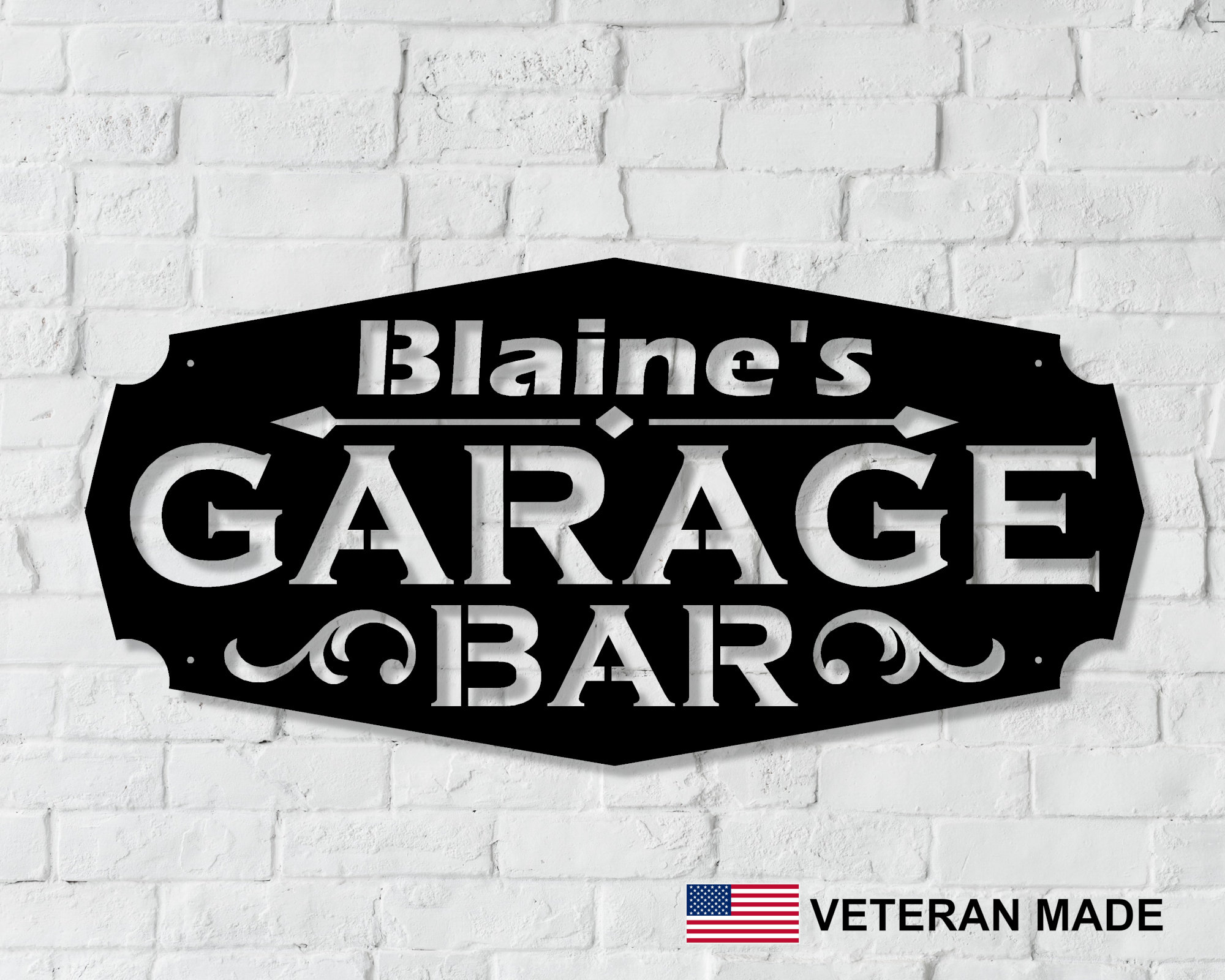 Garage Bar Personalized Sign Garage Decor Bar Sign Mancave | Etsy