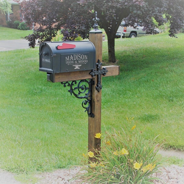 Iron Mailbox - Etsy