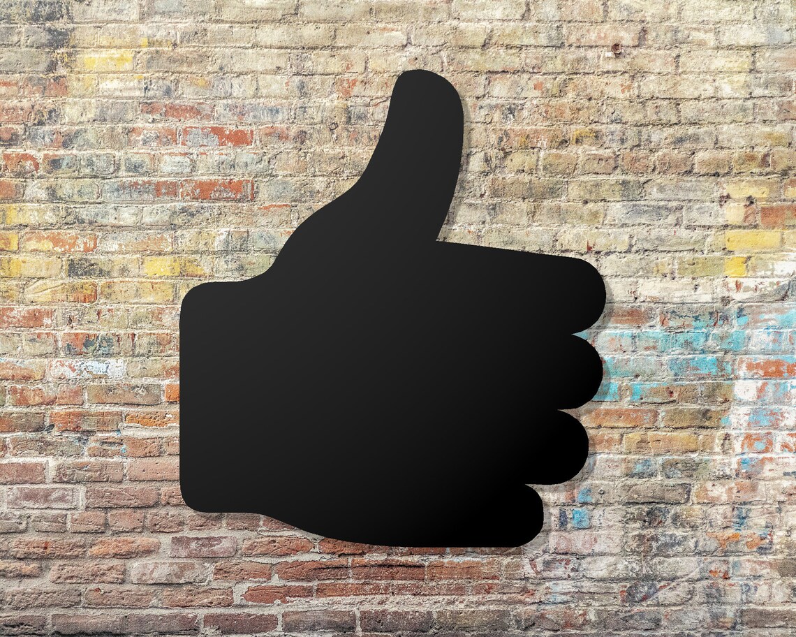 Thumbs up Hand Sign Thumbs up Wall Art Metal Wall Art - Etsy