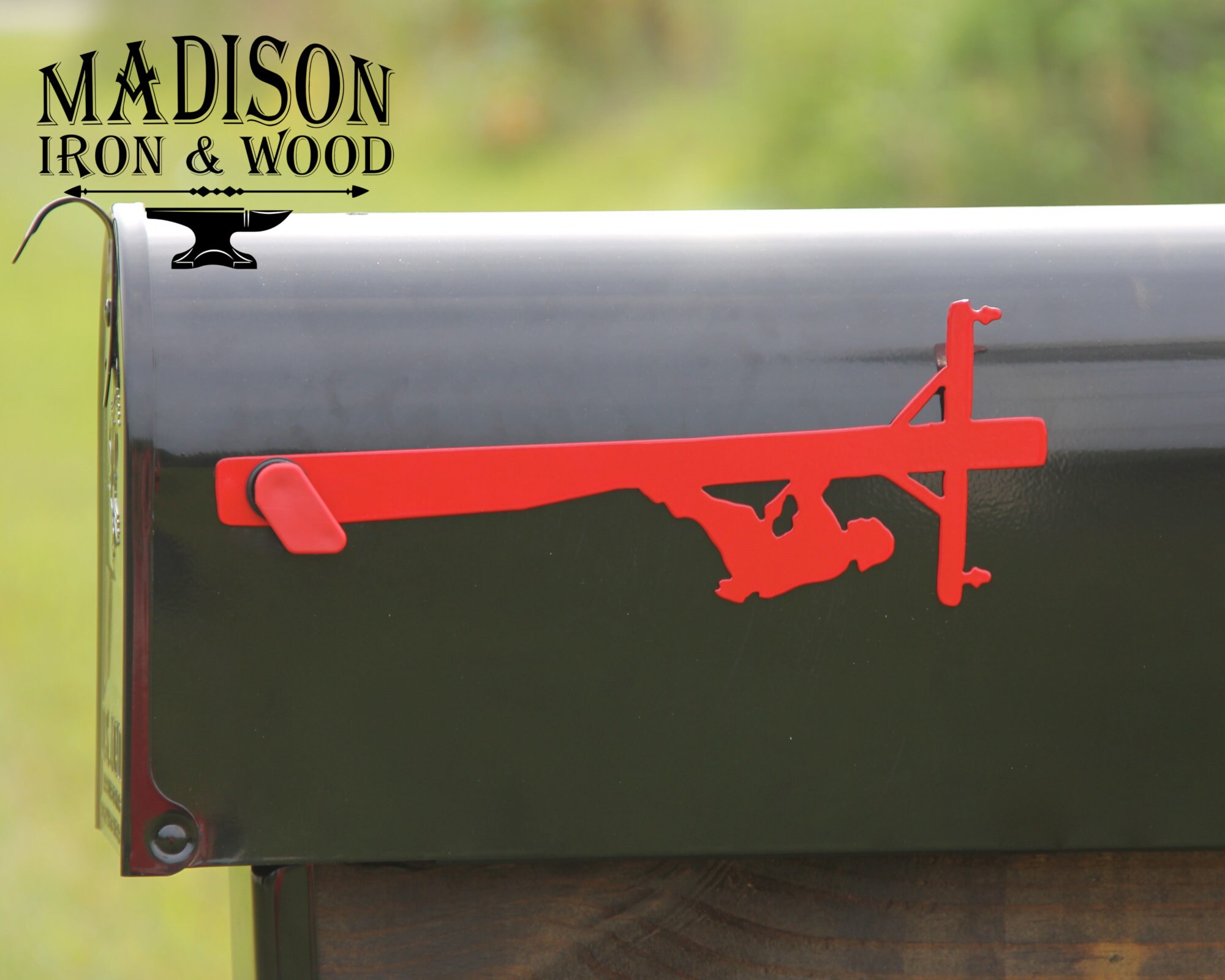 Lineman Mailbox Flag Decorative Mailbox Flag Metal Lineman | Etsy