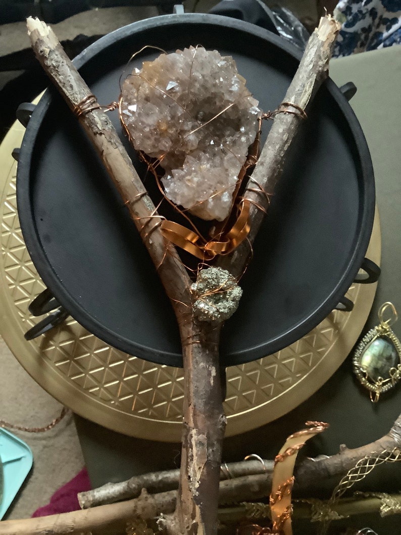 Magic Wand Crystal Scepter - Etsy