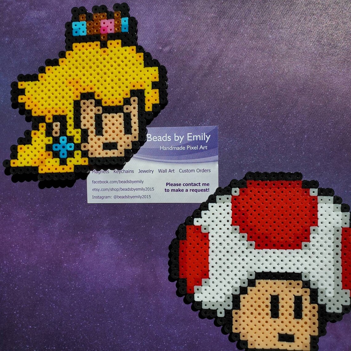 Paper Mario Magnets/ornaments - Retro Video Game Nerdy Geeky Home Decor ...