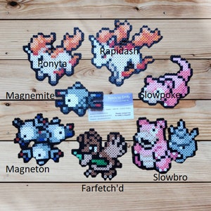 Pokemon Magnets - Ponyta Rapidash Slowpoke Slowbro Magnemite Magneton ...