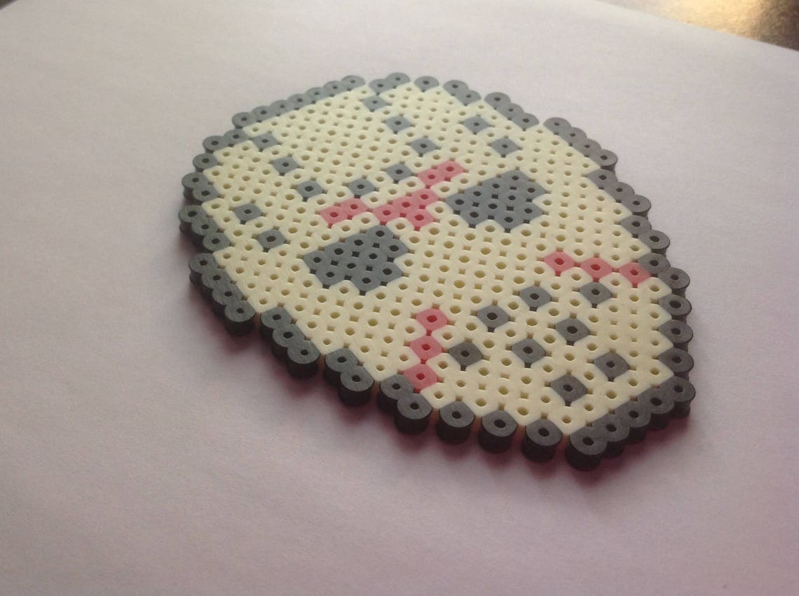 Friday the 13th Jason Voorhees Mask Pixel Art Fridge Magnet - Etsy
