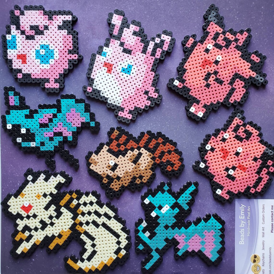 Pokemon Magnets / Ornaments - Clefairy Clefable Vulpix Ninetails ...