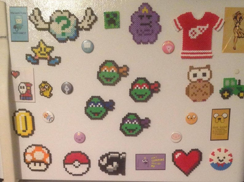 Set of 4 TMNT Magnets/ornaments Teenage Mutant Ninja Turtles - Etsy
