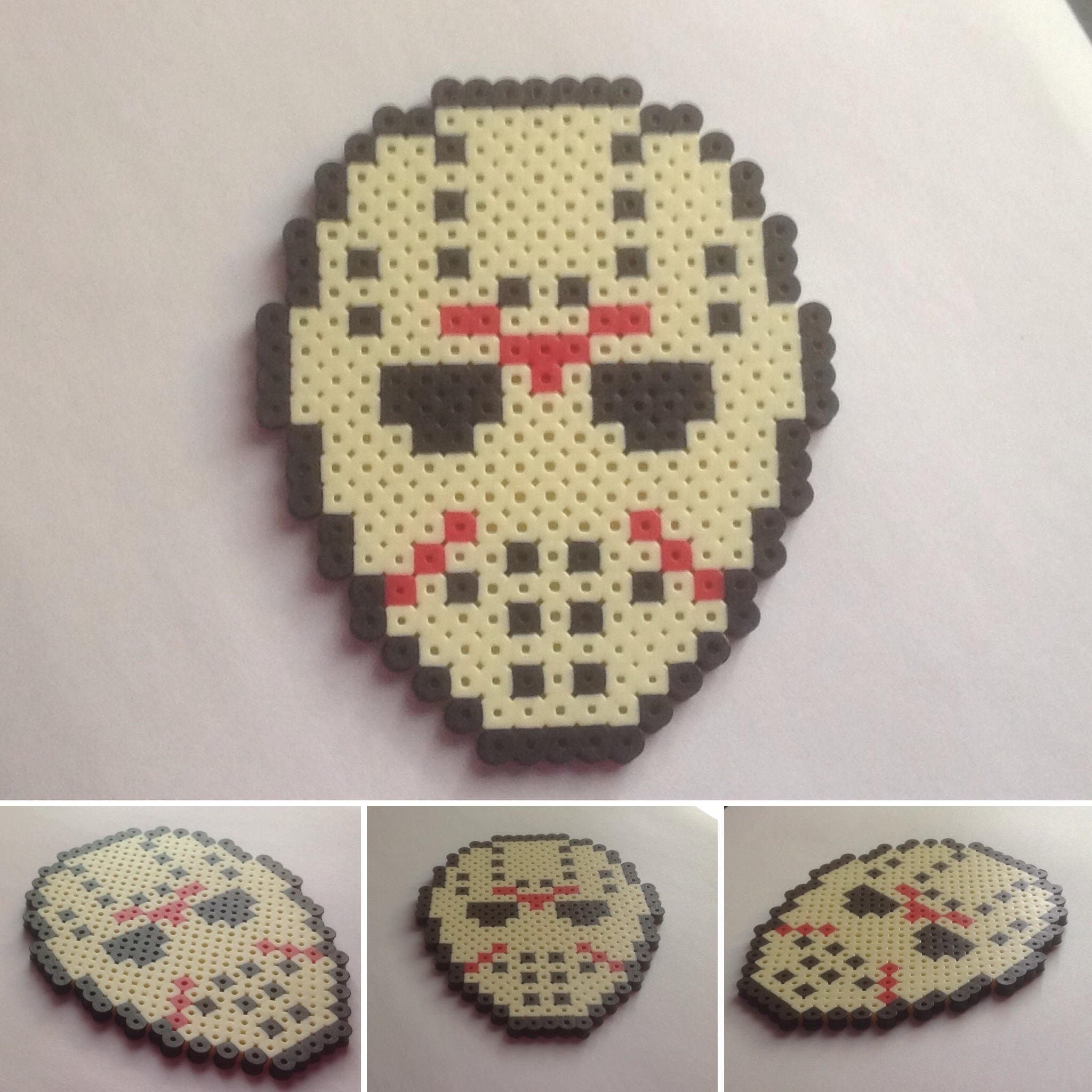 Friday the 13th Jason Voorhees Mask Pixel Art Fridge Magnet | Etsy