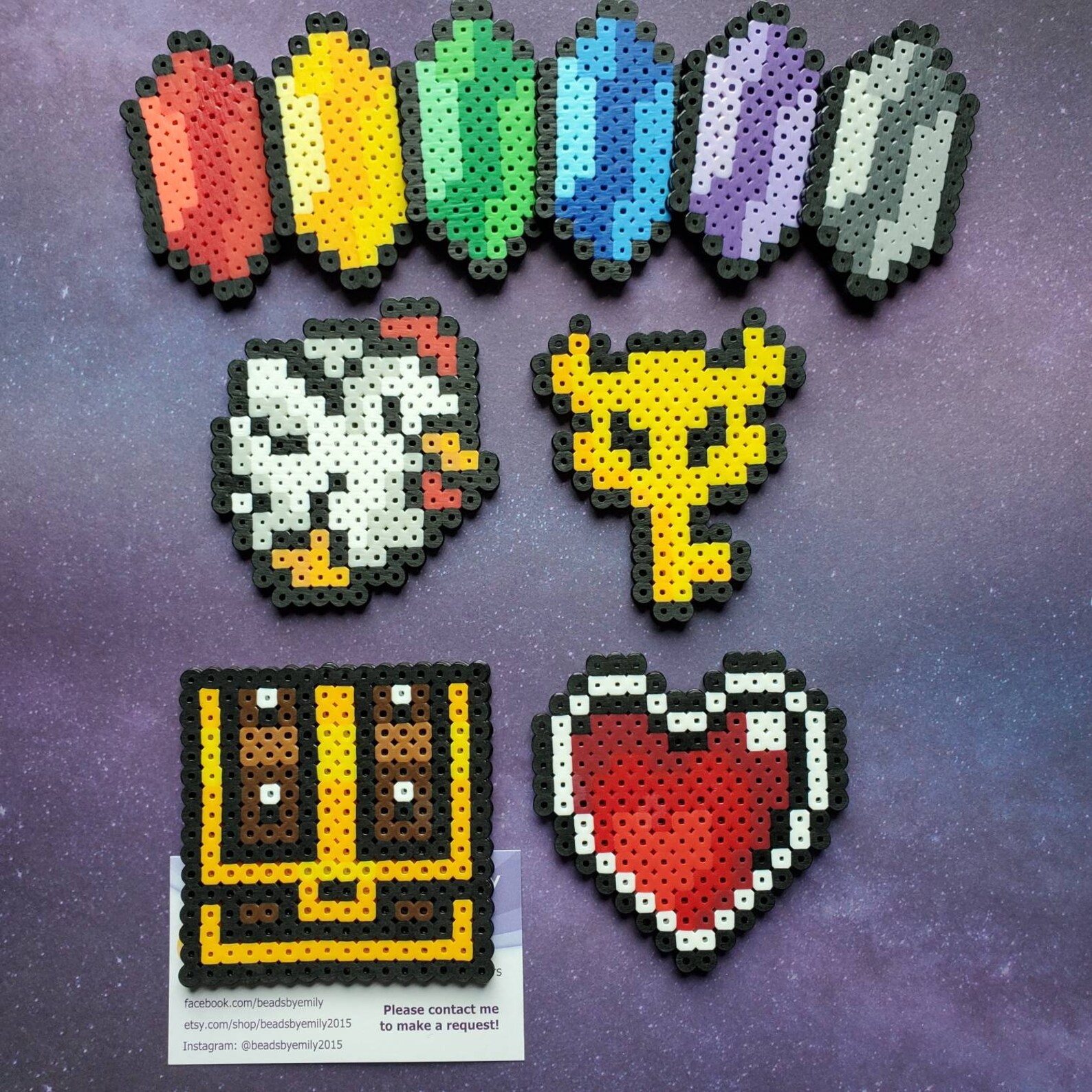Zelda Fridge Magnets/ornaments - Rupees Potions Cucco Navi Hey Listen ...