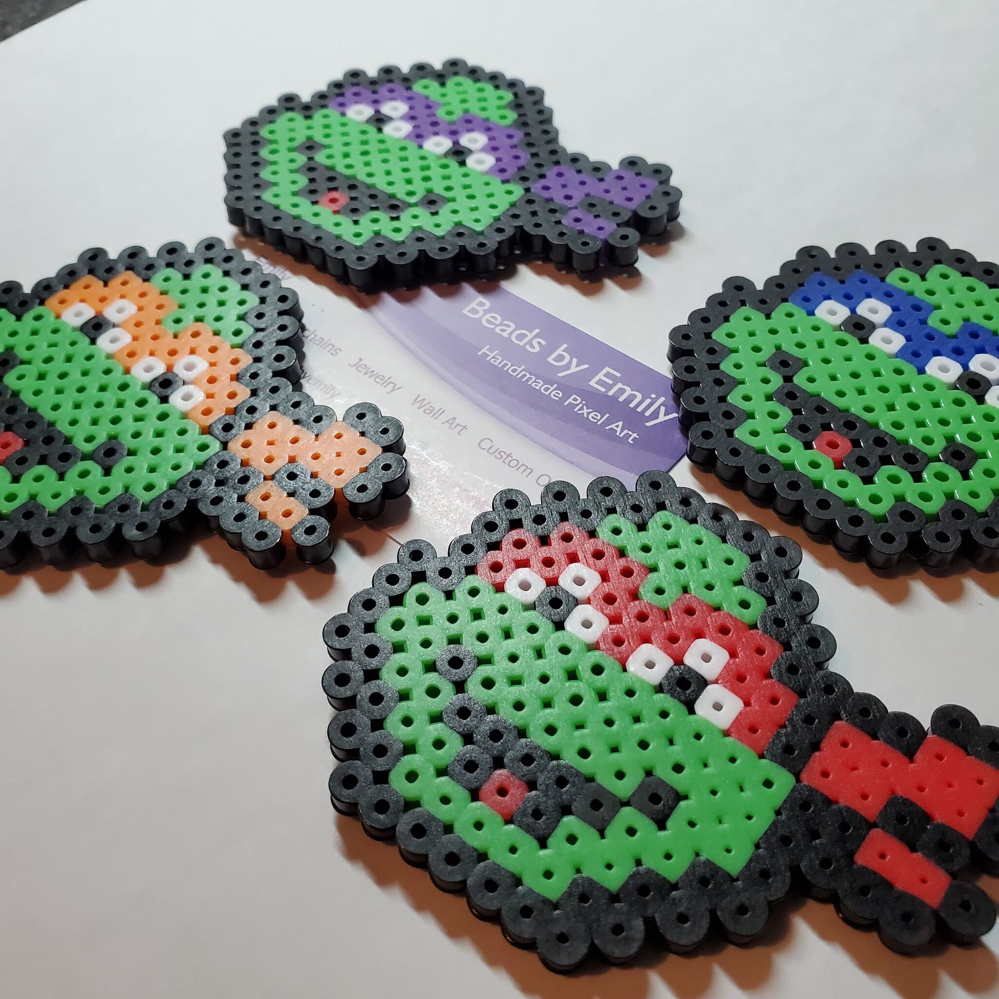 Set of 4 TMNT Magnets/ornaments Teenage Mutant Ninja Turtles | Etsy
