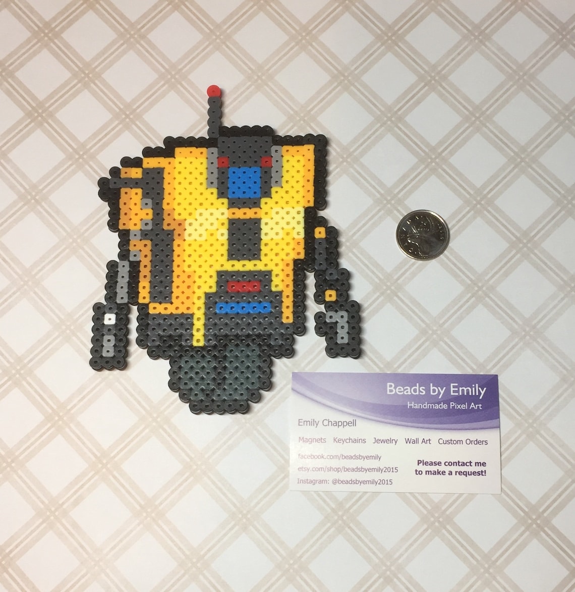 Borderlands Logo / Claptrap Decoration Nerdy Pixel Art Home | Etsy