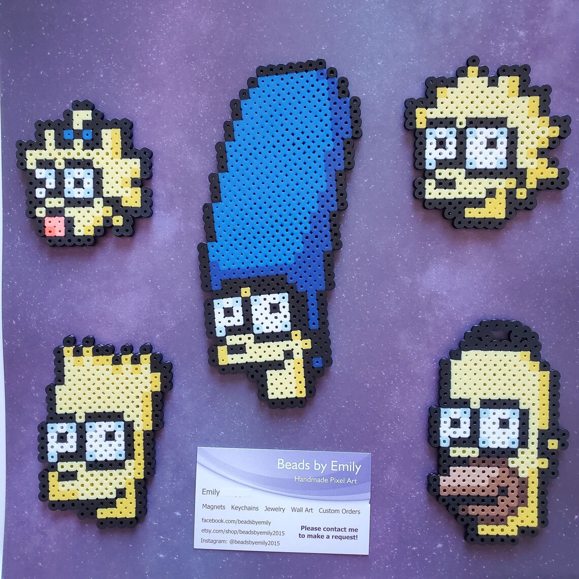 Simpsons Magnet Set Homer Marge Lisa Bart Maggie Unique - Etsy Canada