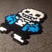 Sans Fridge Magnet Undertale Pixel Art Fan Art Papyrus - Etsy