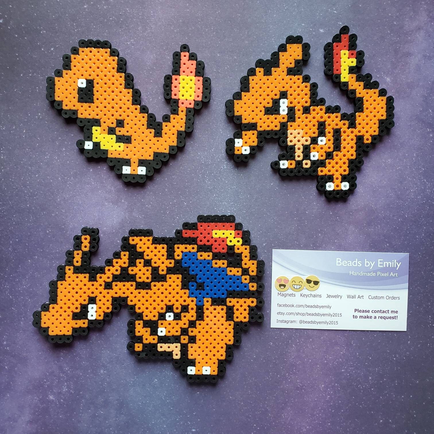 Pokemon Magnets / Ornaments - Bulbasaur Ivysaur Venusaur Charmander ...