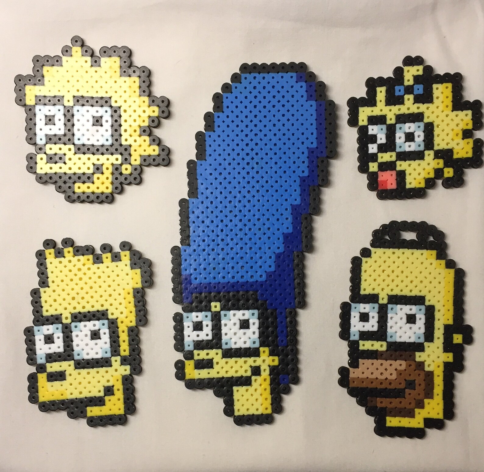 Simpsons Magnet Set Homer Marge Lisa Bart Maggie Unique | Etsy