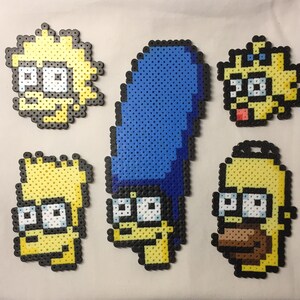 Simpsons Magnet Set Homer Marge Lisa Bart Maggie Unique | Etsy