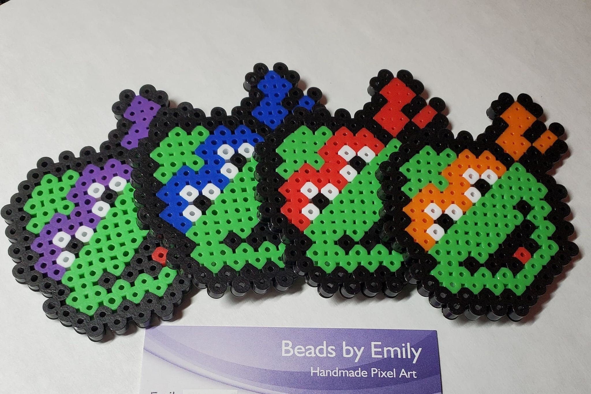 Set of 4 TMNT Magnets/Ornaments Teenage Mutant Ninja Turtles | Etsy