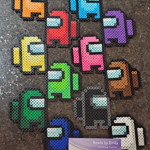 Among Us - Magnets, Christmas Tree Ornaments - Red Orange Yellow Green ...