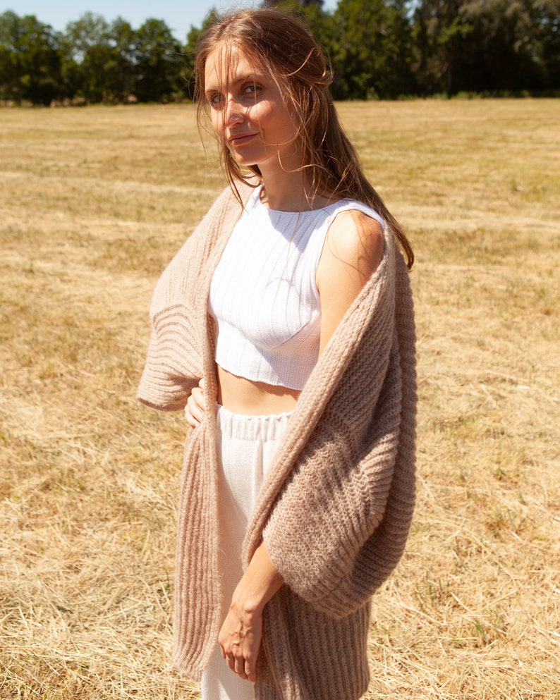 White Fitted Crop Top, Summer Top White, Knit Top, Airy Top, Crop Top ...