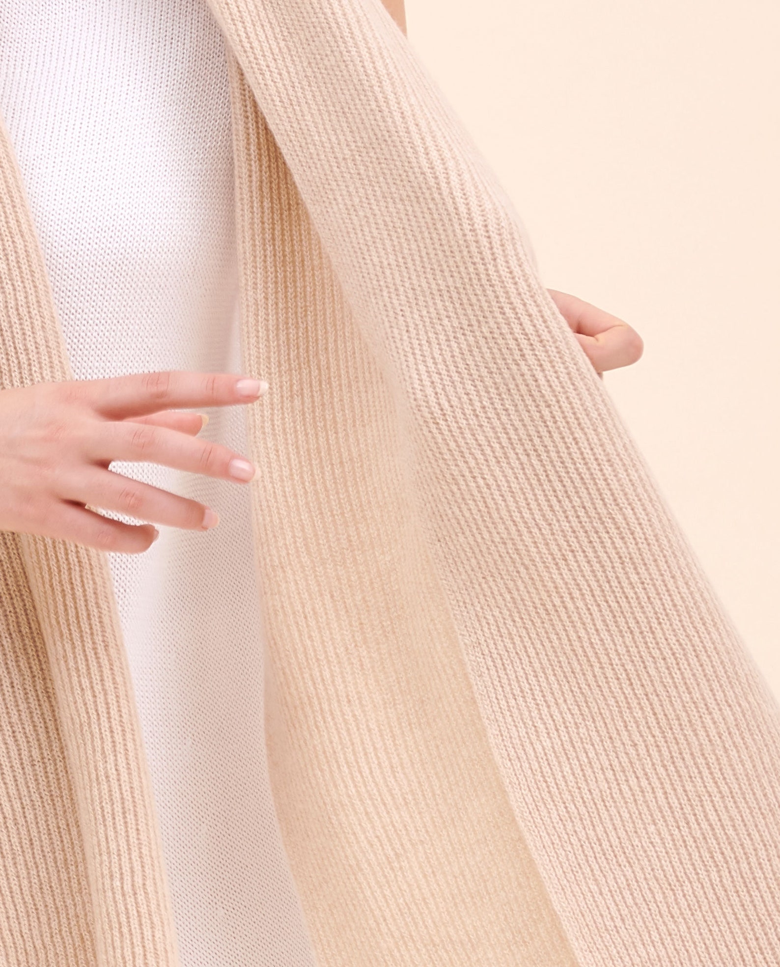 Beige Cashmere Scarf, Cashmere Shawl, Cashmere Throw, Cashmere Wrap ...