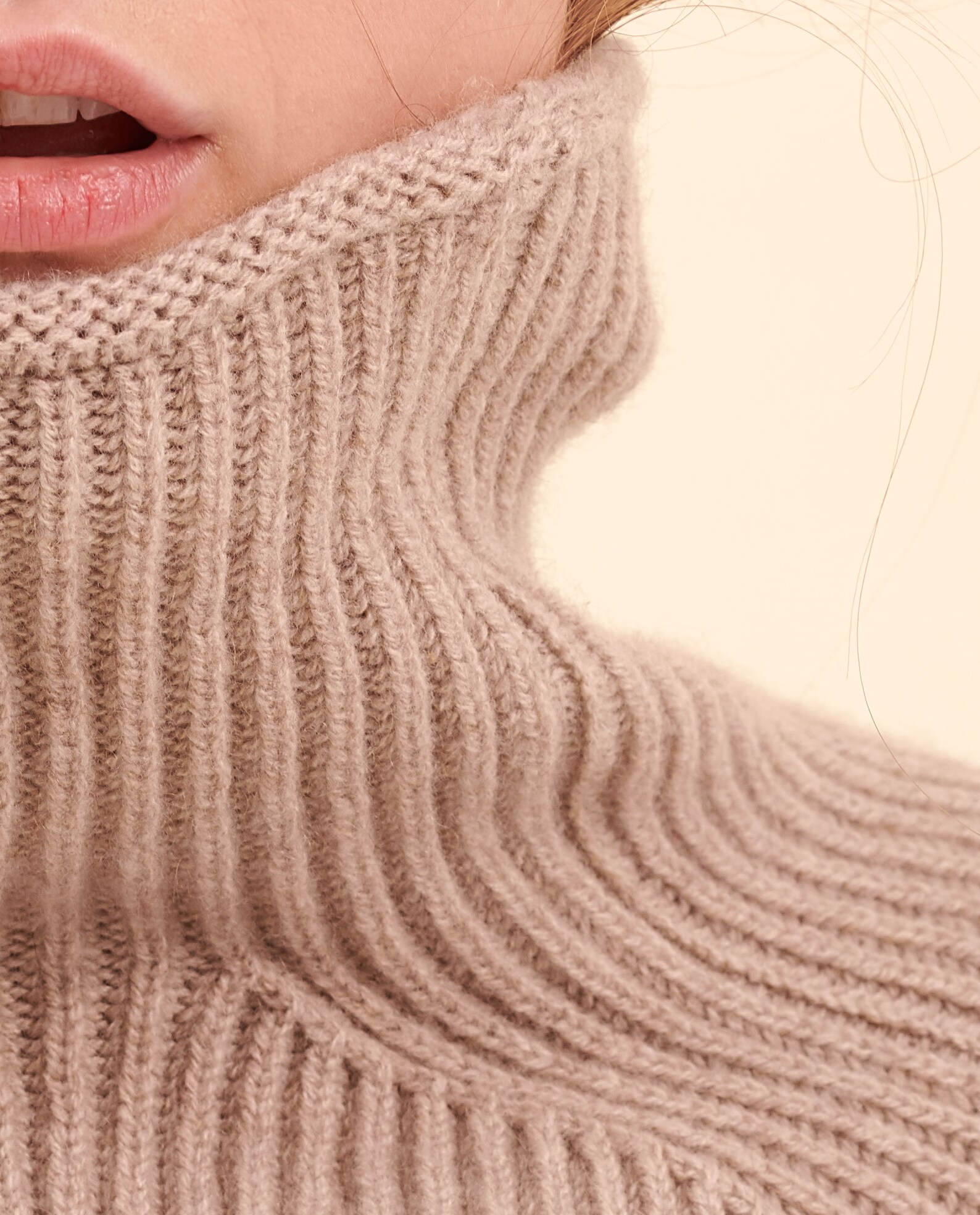 Cashmere Turtleneck Scarf, Neckwarmer Cashmere, Knit Cowl Turtleneck ...