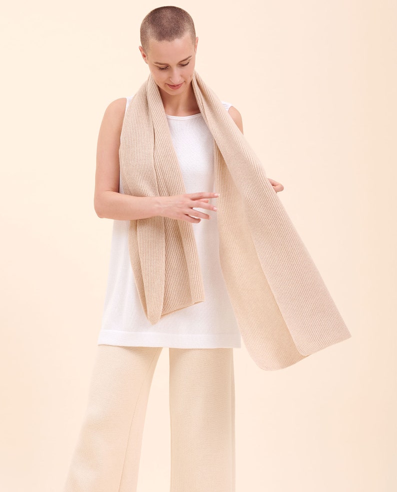 Beige Cashmere Scarf, Cashmere Shawl, Cashmere Throw, Cashmere Wrap ...