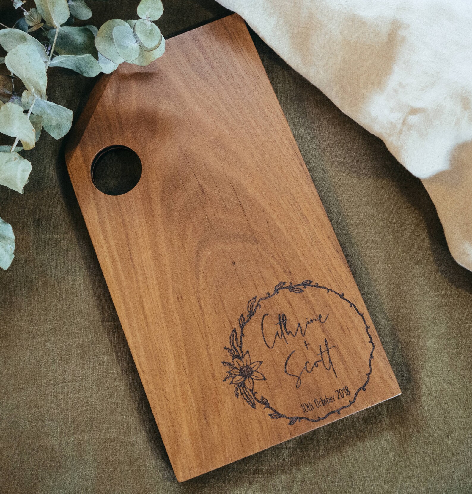 Personalised Chopping Board - Chopping Board - Cheese Board - Serving ...