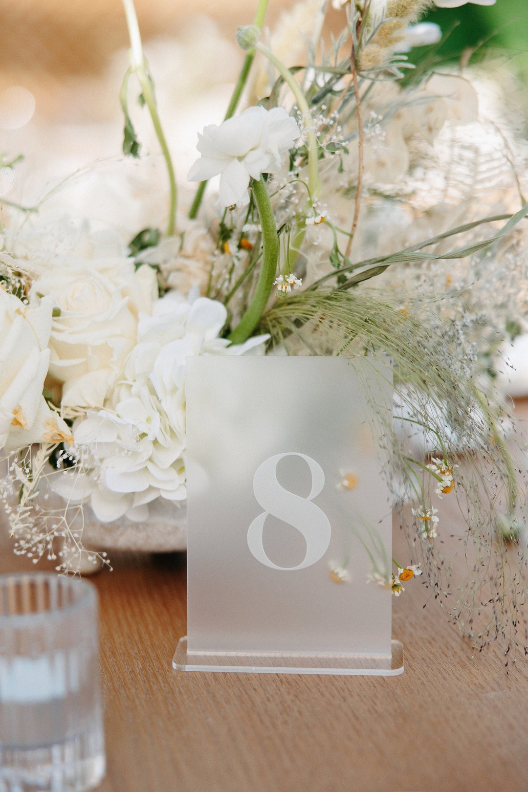 Table Number | Table Numbers | Acrylic Table Numbers | Table Number ...