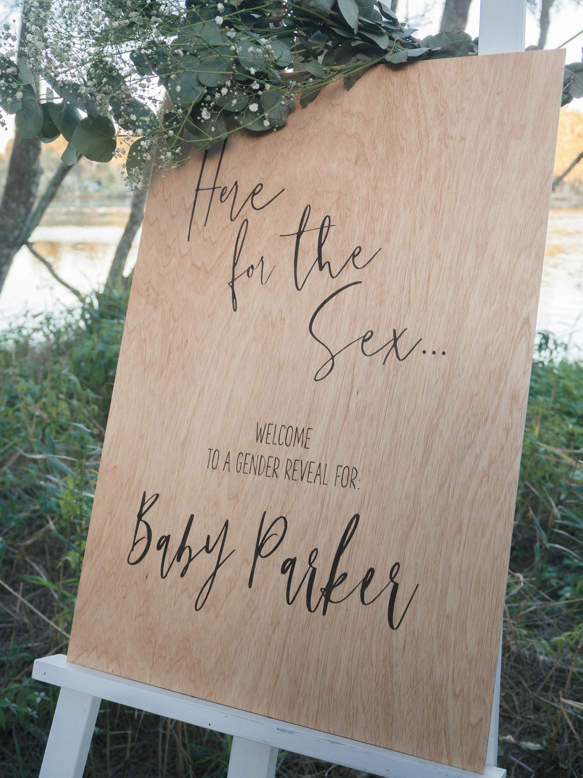 Gender Reveal – Reveal Sign - Gender Reveal Party - Gender Reveal ...