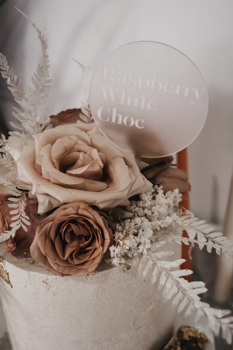 Circular Cake Topper Grazing Platter Wedding | Etsy