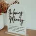 Modern Arch Acrylic in Loving Memory Sign - Memorial Keepsake - Etsy