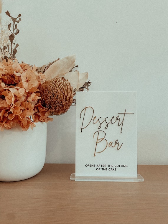 Dessert Table Sign - Etsy