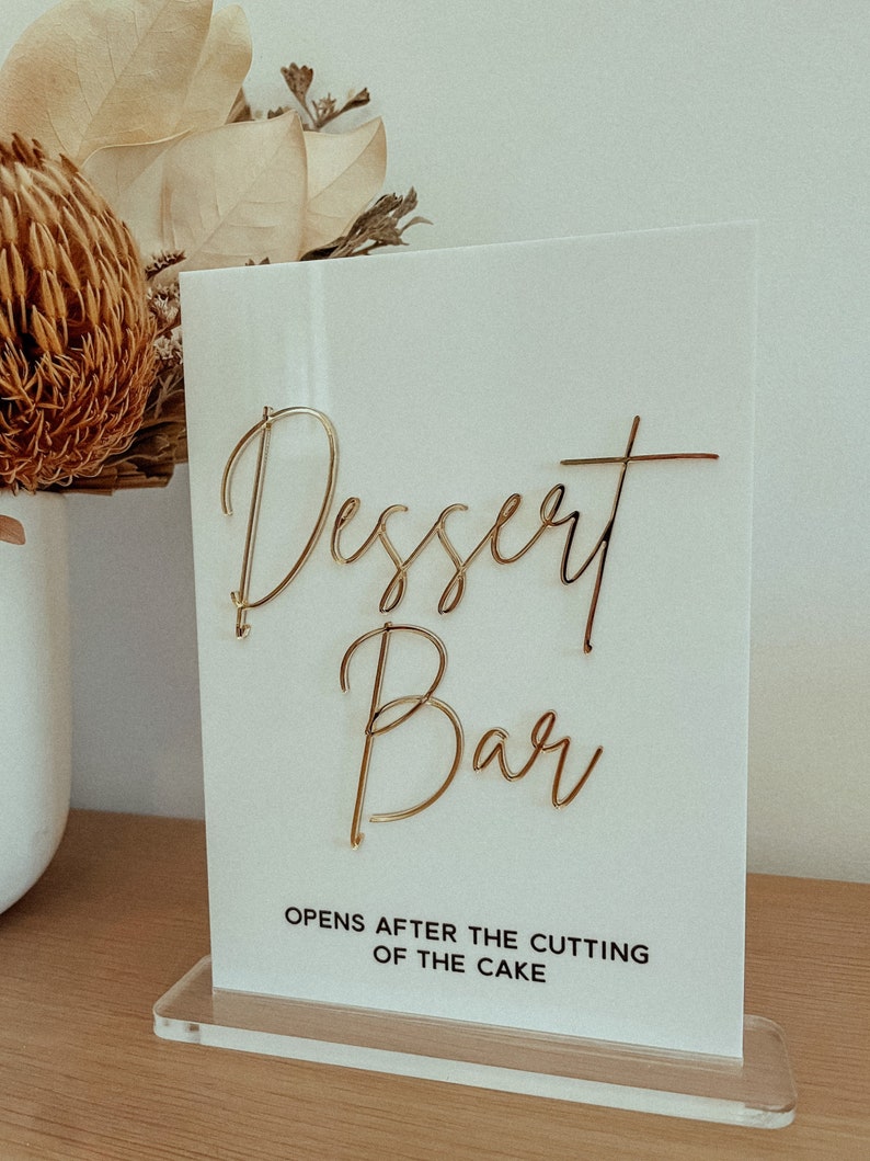 Dessert Table Sign - Etsy