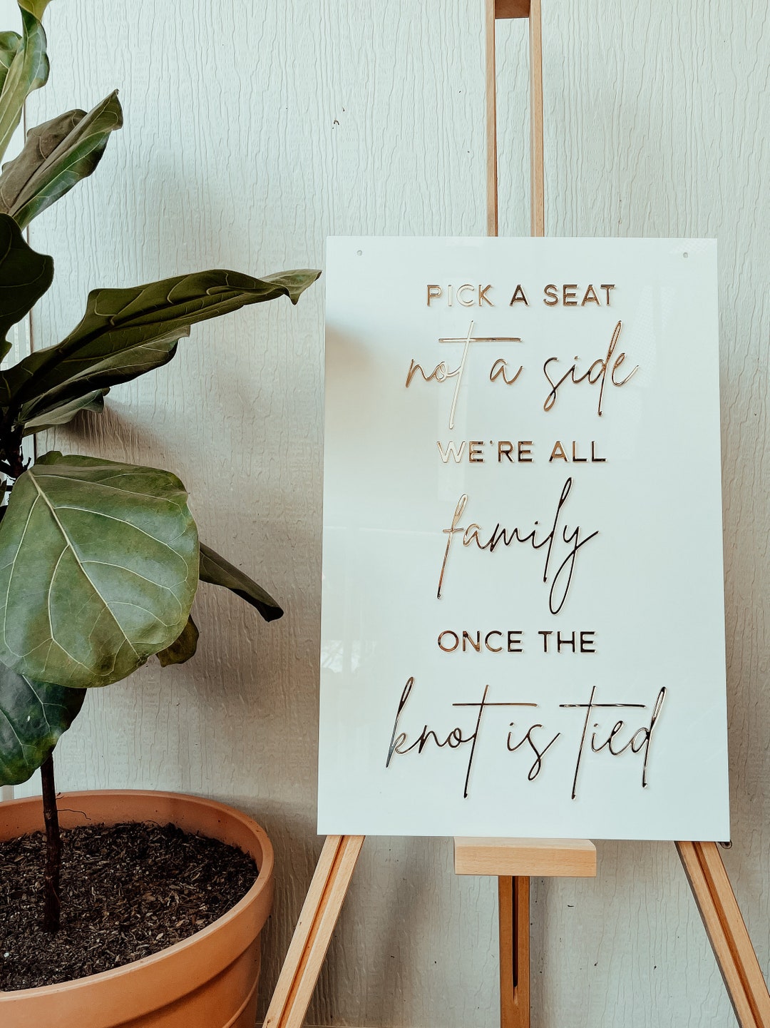 Acrylic Wedding Open Seating Chart | Elegant Engagement Party Sign ...