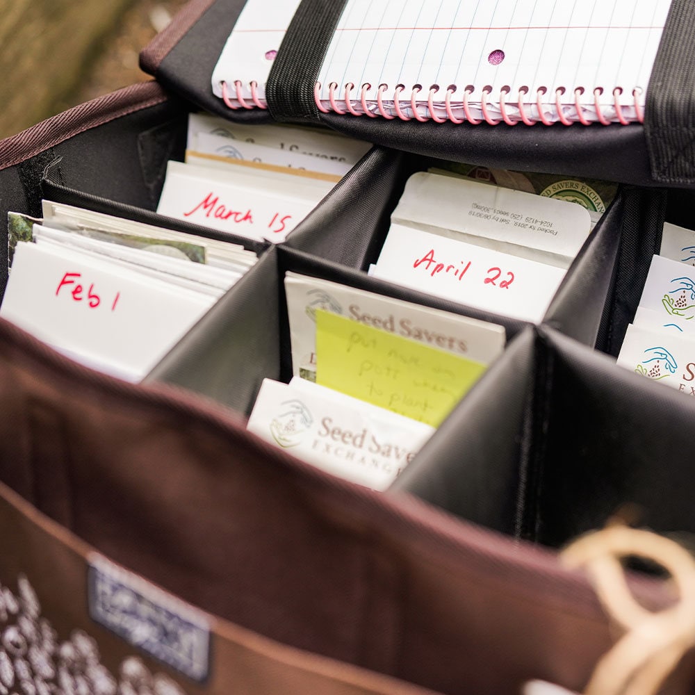 Seed Packet Organizer and Garden Tote - Etsy