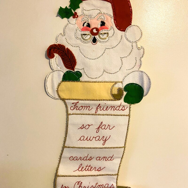Santa Scroll - Etsy