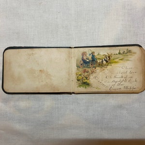 Antique 1880s Autograph Book: Victorian Era Keepsake - Etsy
