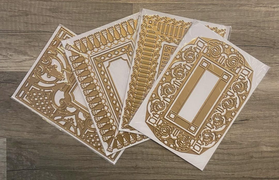 Anna Griffin Beribboned Frames Cut & Emboss Dies Set #349 - Etsy