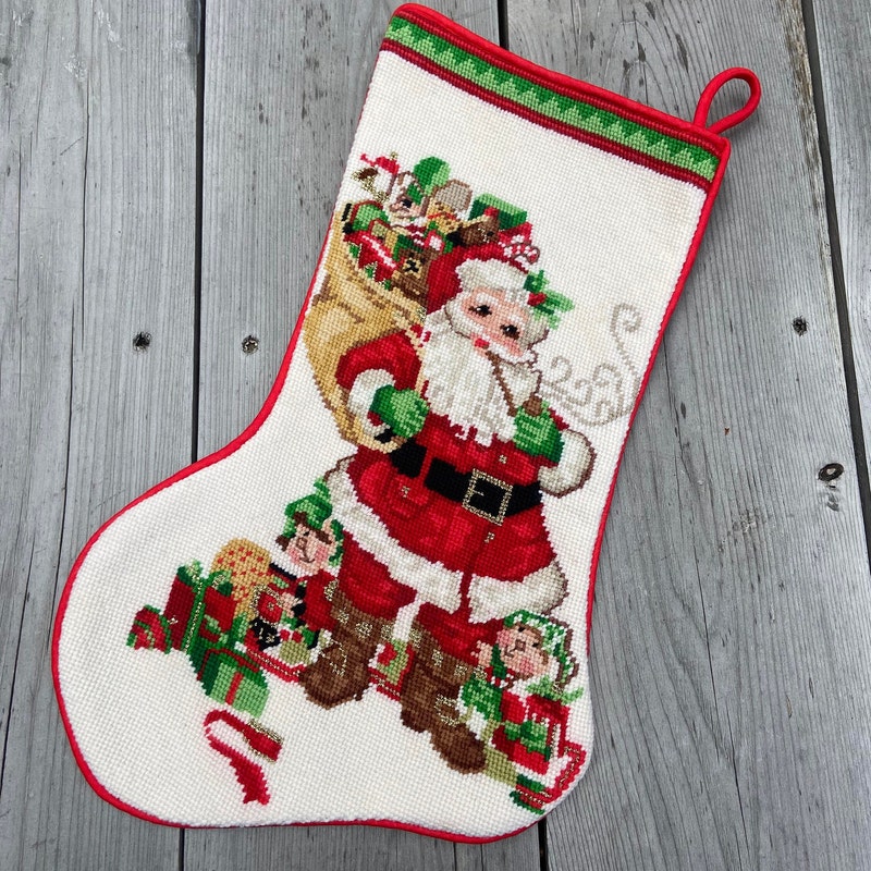 Needlepoint Stocking - Etsy
