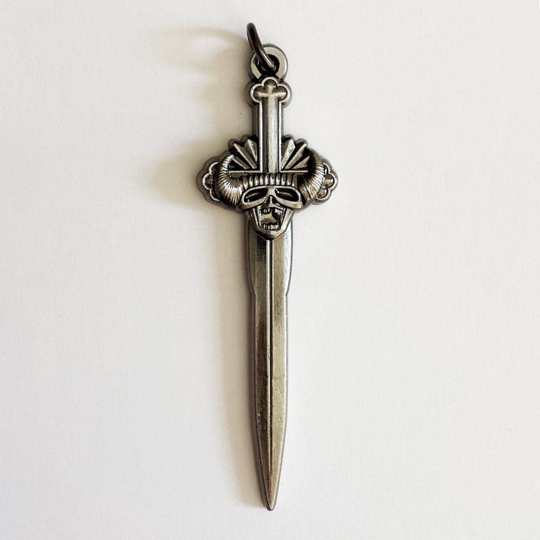 MEISTER Danzig 3 Dagger Metal Necklace Pendant Hr Giger - Etsy UK