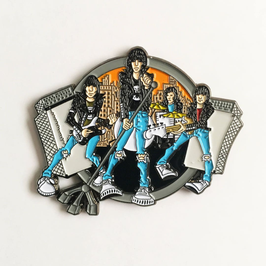 RAMONES Road to Ruin Enamel Lapel Pin - Etsy