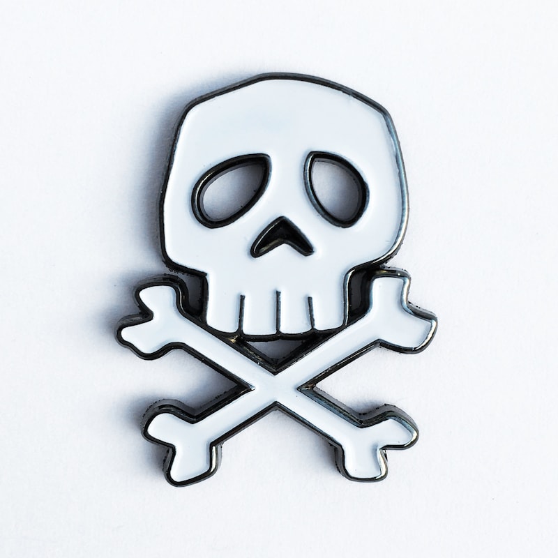 Skull Lapel Pin - Etsy